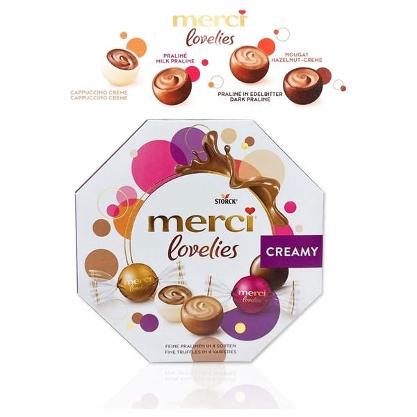 Kẹo socola Merci Lovelies White 185g (7) | snbshop.vn – Soc&Brothers