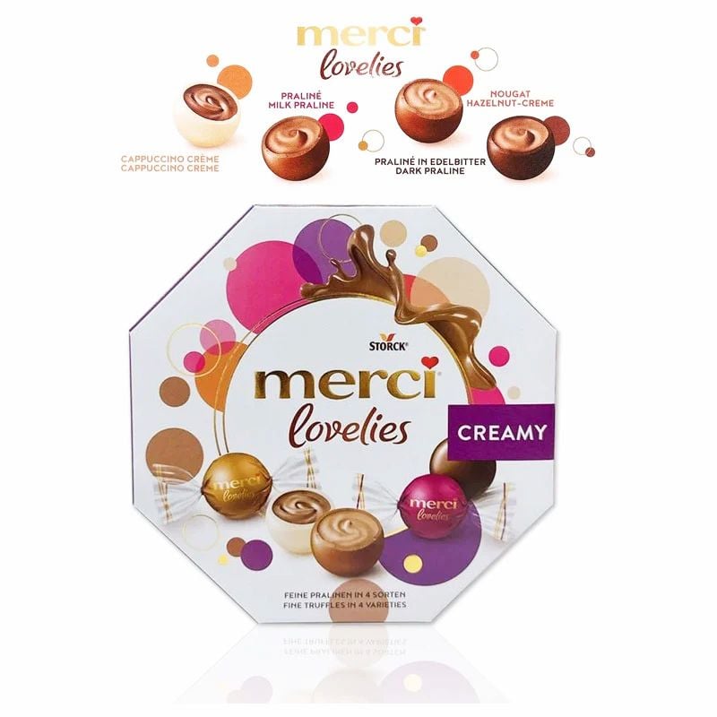 Kẹo socola Merci Lovelies White 185g (7) | snbshop.vn – Soc&Brothers
