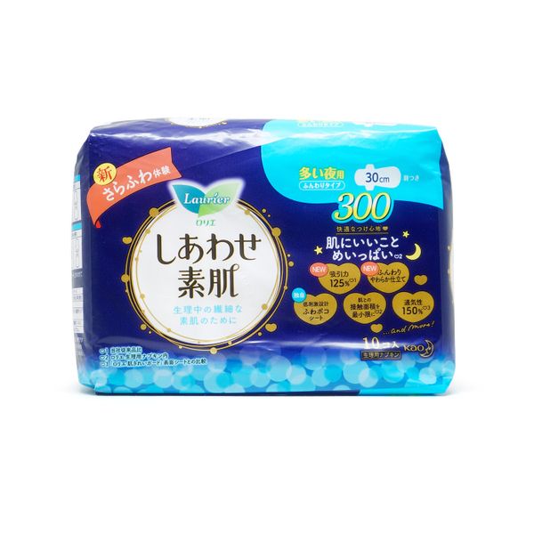 Băng vệ sinh Kao Laurier Sảng khoái đêm nhiều có cánh 10 miếng| snbsho ...