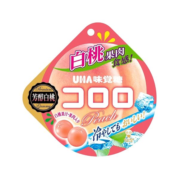 Kẹo dẻo UHA Kororo vị đào 40g | snbshop.vn – Soc&Brothers