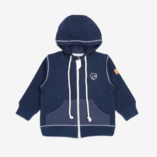 Áo dài tay Bu Baby khóa giữa Terry màu navy | snbshop.vn – Soc&Brothers