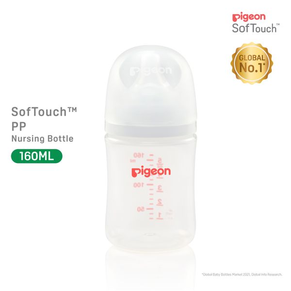 Bình sữa Pigeon PP Plus WN3 160ml (SS)| snbshop.vn – Soc&Brothers