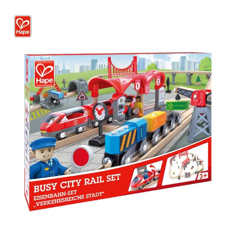 Bộ đồ chơi đường ray xe lửa Hape E3730A | snbshop.vn – Soc&Brothers