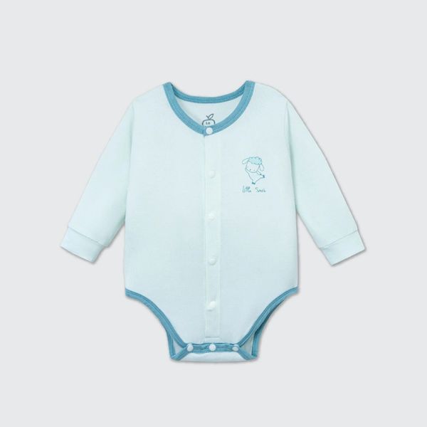 Body chip dài tay La Pomme cúc giữa phối màu Xanh | snbshop.vn – Soc ...