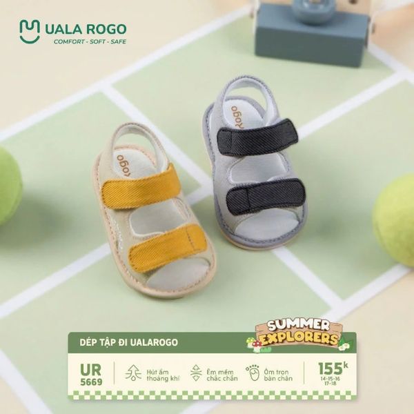 Dép tập đi Uala&Rogo quai ngang | snbshop.vn – Soc&Brothers