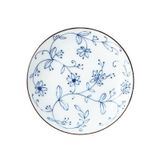 Đĩa sứ Yamata họa tiết cây cỏ φ12.5×2.5cm| snbshop.vn – Soc&Brothers