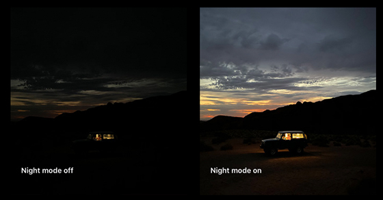 Night Mode là gì? Điểm khác nhau giữ Night Mode và Night Sight trên iP