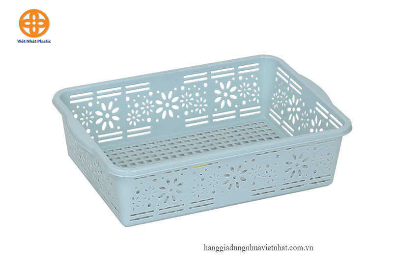 Rổ vuông hoa đại 3457 – NHỰA VIỆT NHẬT PLASTCH