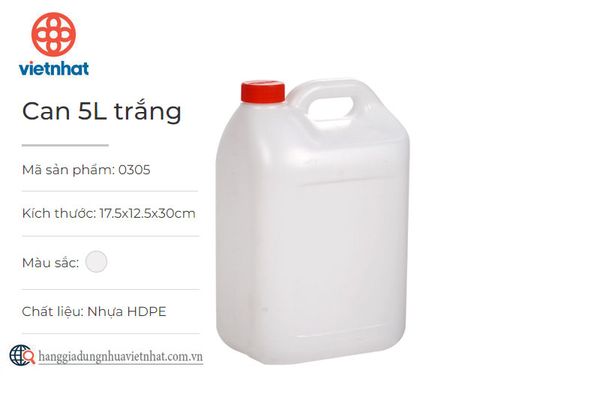 CAN 5L – Công ty Nhựa Việt Nhật Plastic - Hokori cao cấp - Nhận đặt làm ...
