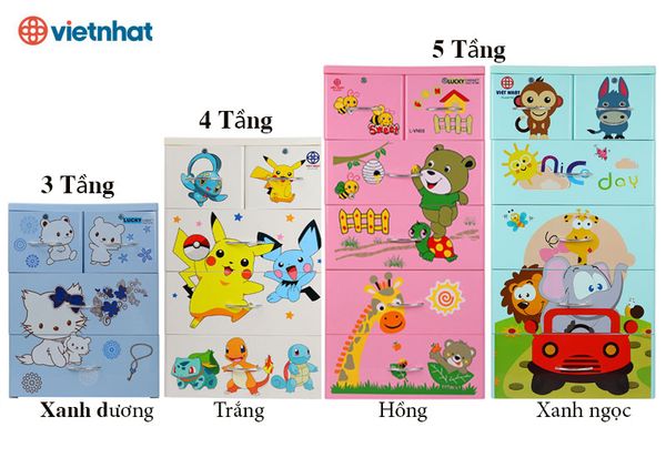 Tủ Lucky 5T - Pokemon – Công ty Nhựa Việt Nhật Plastic - Hokori cao cấp ...