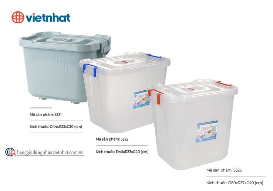 Thùng đa năng bé No 3201 – Công ty Nhựa Việt Nhật Plastic - Hokori cao cấp - Nhận đặt làm thiết ...