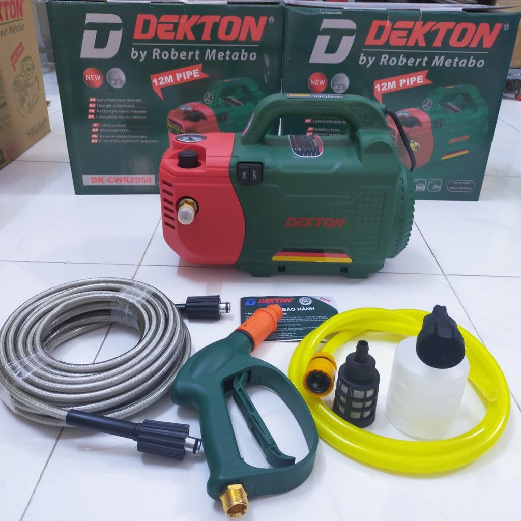 Máy Xịt Rửa Xe Chỉnh Áp Dekton DK-CWR2950 – Khotieudung.vn