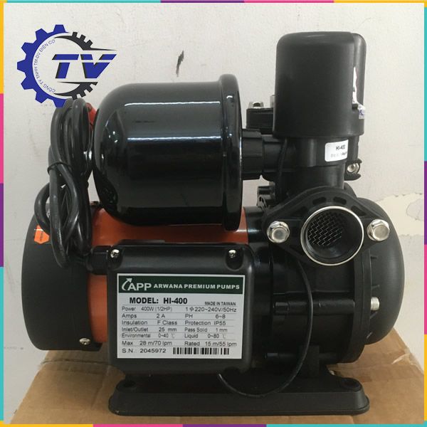 Máy bơm tăng áp tự động APP HI-400 – Khotieudung.vn