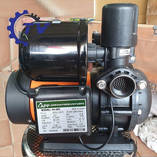 Máy bơm tăng áp tự động APP HI-400 – Khotieudung.vn