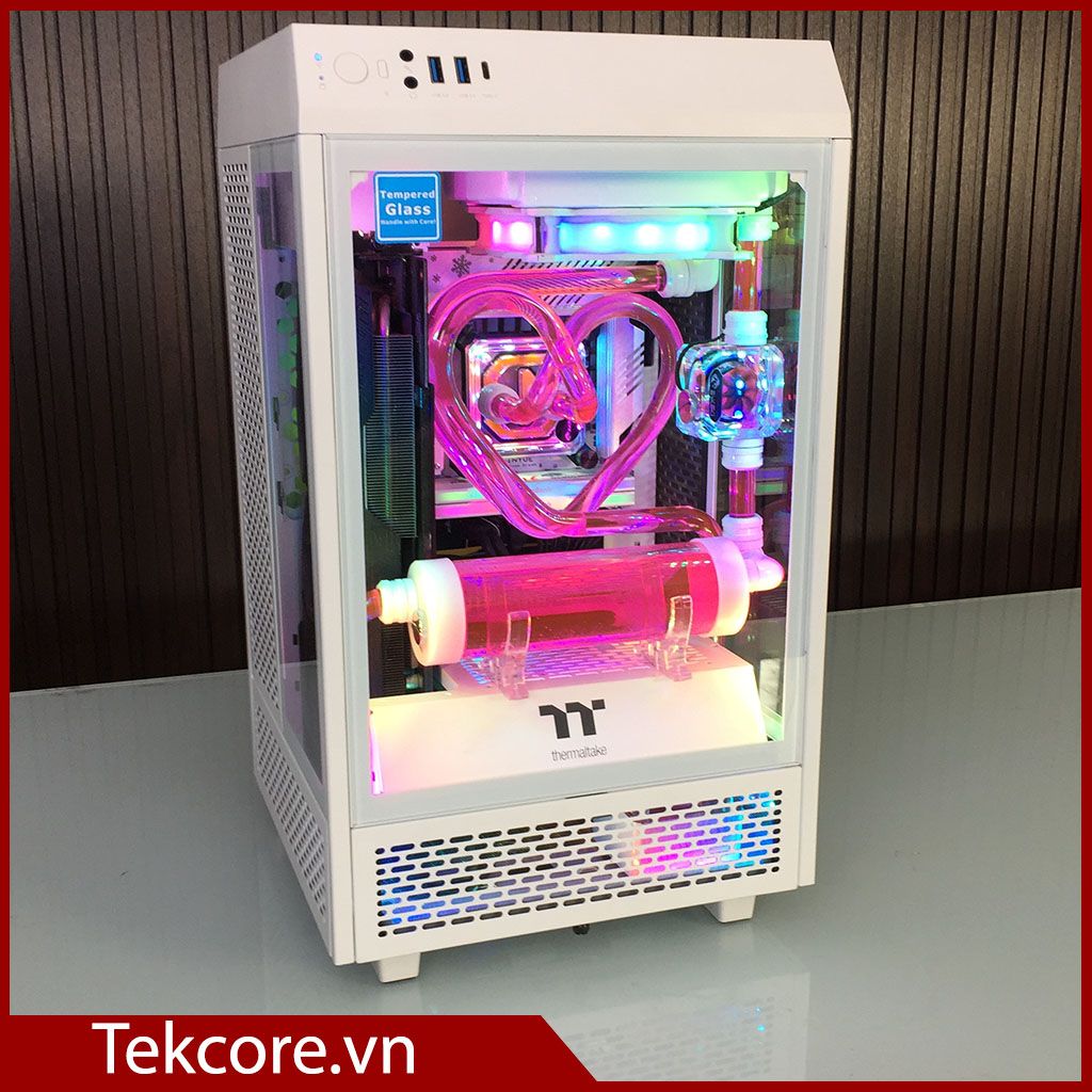 Tản nhiệt nước Custom 120 Cho Case Thermaltake The Tower 100 Mini