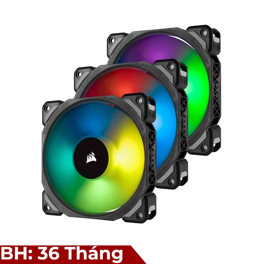 ML120 PRO RGB LED 120MM PWM Premium Kit 3 fan