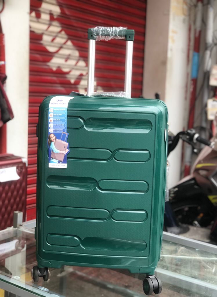 Vali 24in nhựa xanh rêu 660