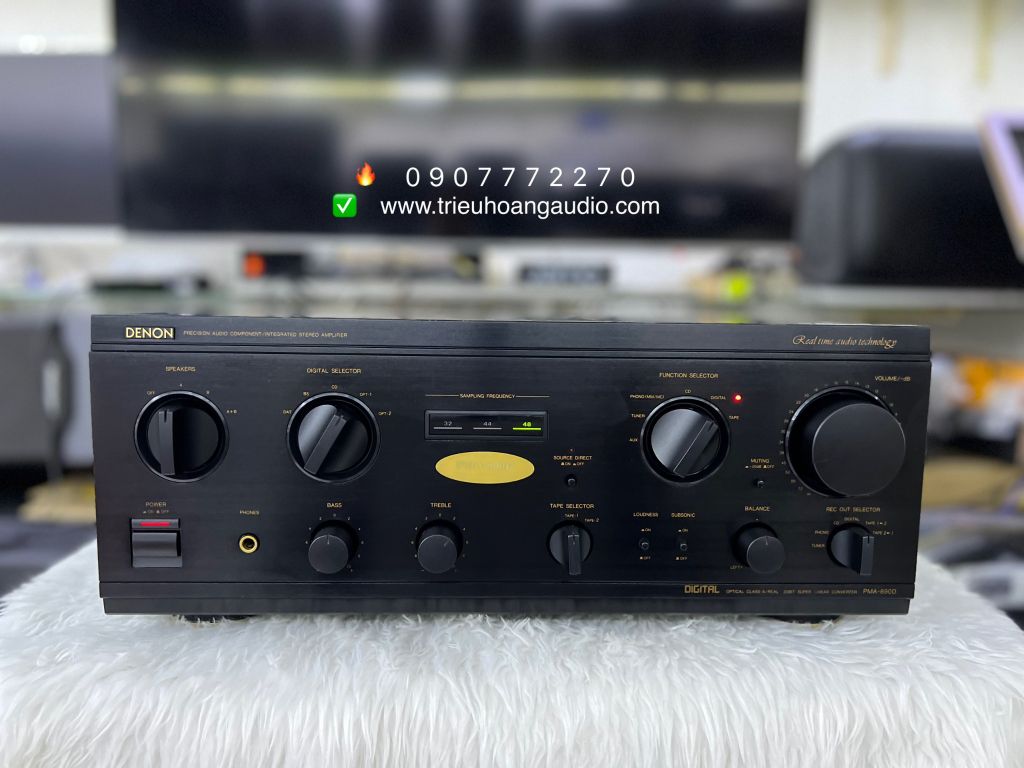 Amply DENON PMA-890D Limited Tem Vàng Hàng Bãi Japan