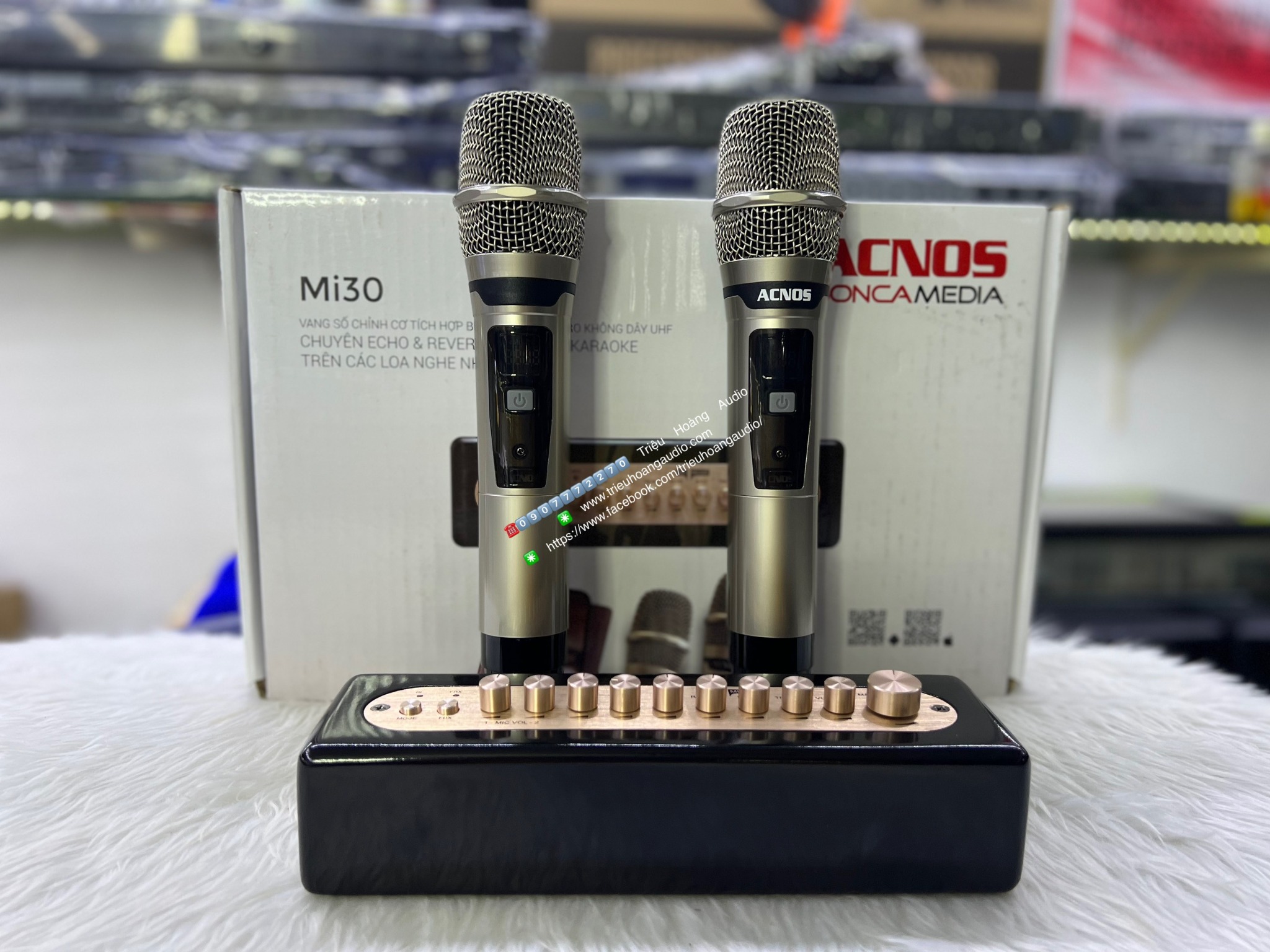 Bộ Micro Acnos Mi30 Có Reverb