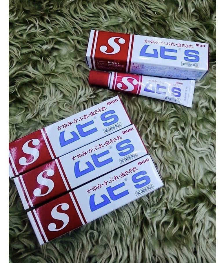 Kem Trị Muỗi Đốt & Côn Trùng Cắn Cho Bé Muhi S 18gr Nhật Bản