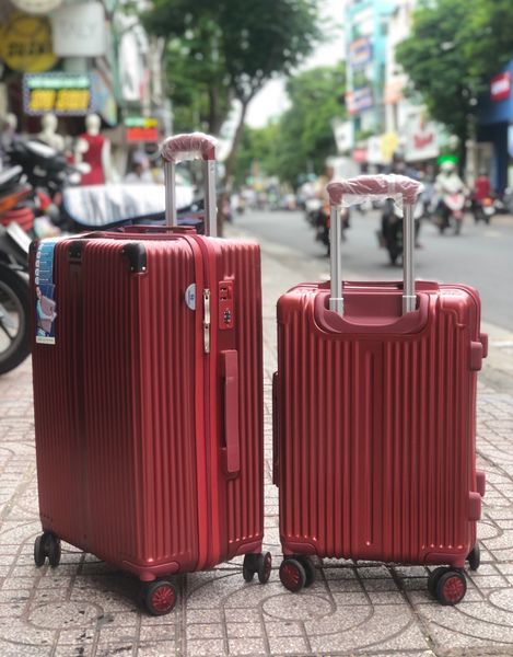 Vali 24in nhựa đỏ đô 607
