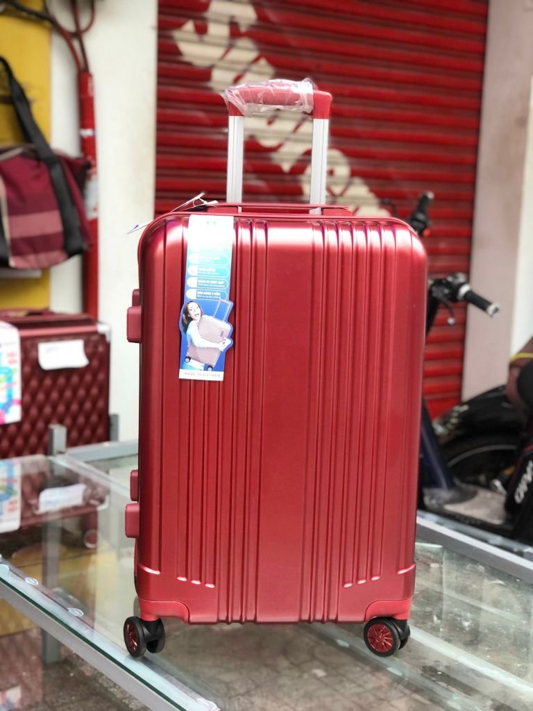 Vali 24in nhựa đỏ 603