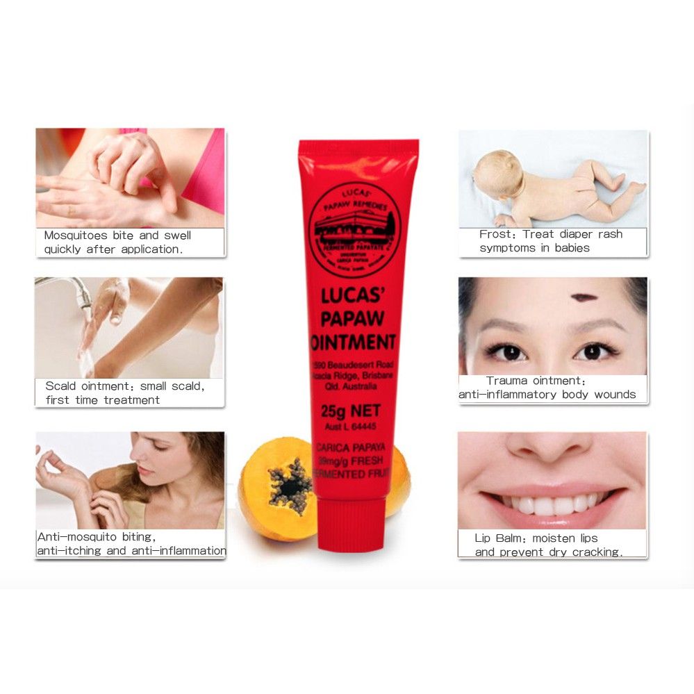 Kem đa năng Lucas'Papaw Ointment tuýp 25g của Úc