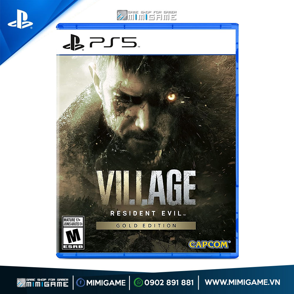 Đĩa game Resident Evil Village Gold Edition cho PS5 - mimigame.vn