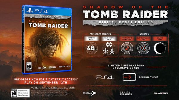 645 - Shadow of the Tomb Raider- Croft Steelbook Edition – Mimi Game Shop