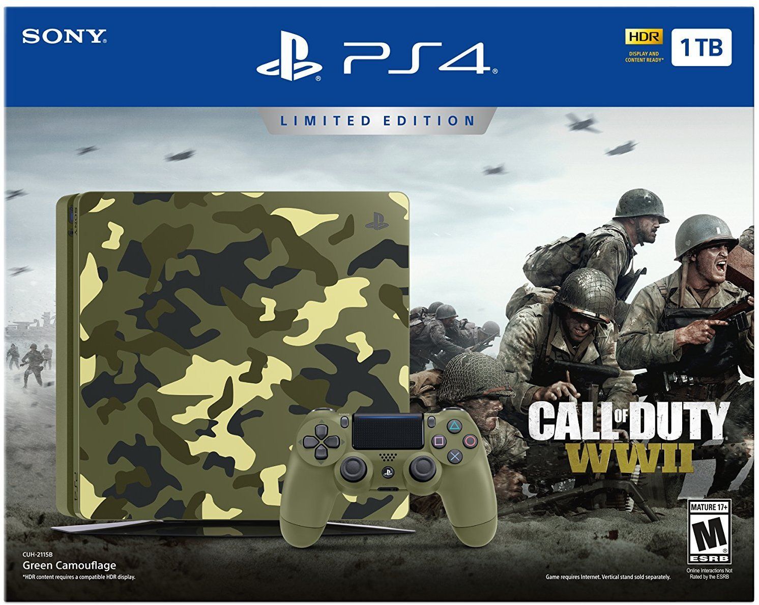 PlayStation 4 Slim 1TB COD WW2 LIMITED EDITION – Mimi Game Shop