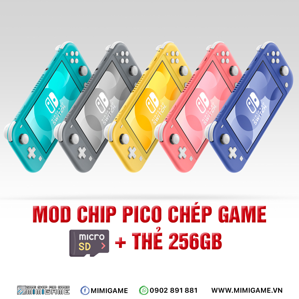 Máy Nintendo Switch Lite Mod Chip Chép Game - MIMIGAME.VN