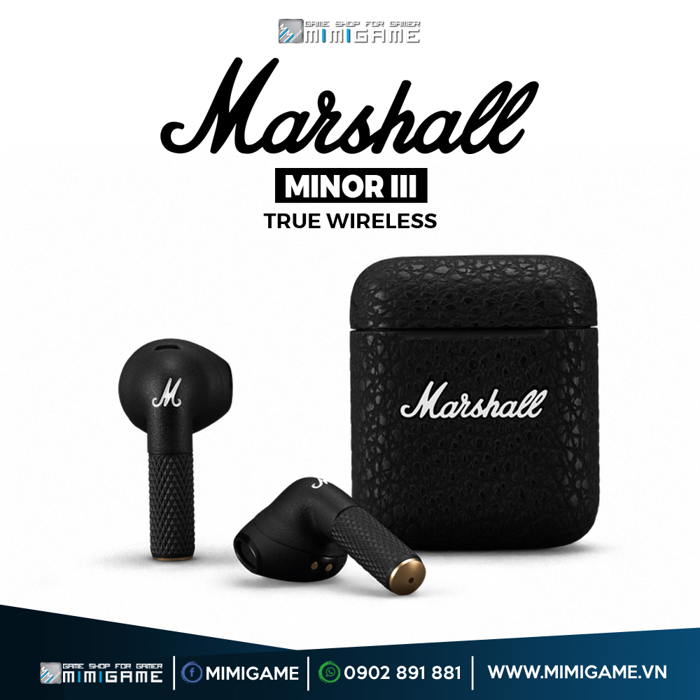 Tai Nghe Marshall Minor III True Wireless Giá Rẻ,Âm Chất - Mimigame.vn