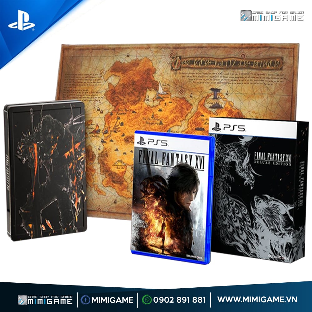 Final Fantasy XVI Deluxe Edition cho PlayStation 5 | Mimigame.vn Final Fantasy XVI Deluxe Edition cho PlayStation 5 | Mimigame.vn