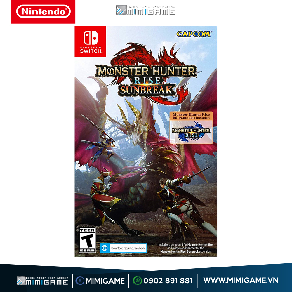 Monster Hunter Rise: Sunbreak cho Nintendo Switch | Mimigame.vn