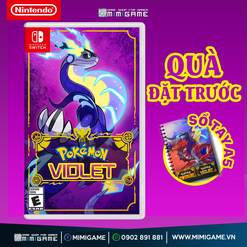 Thẻ game Pokemon Violet dành cho Nintendo Switch - Mimigame.vn