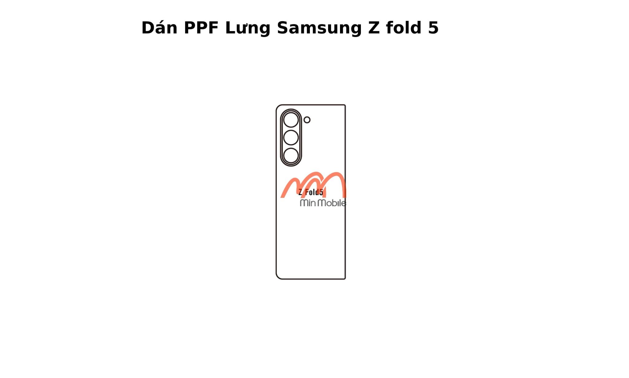 Dán PFF full Màn Hình Samsung Z Fold 5 – Min Mobile
