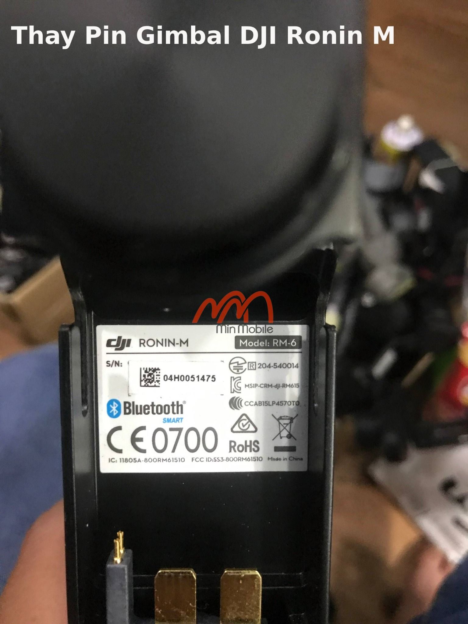 Thay Pin Gimbal DJI Ronin M – Min Mobile