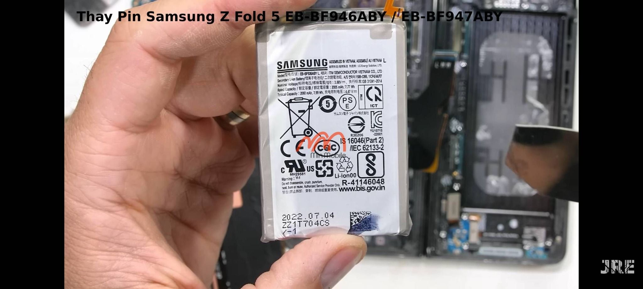 Thay Pin Samsung Z Fold 5 EB-BF946ABY / EB-BF947ABY – Min Mobile