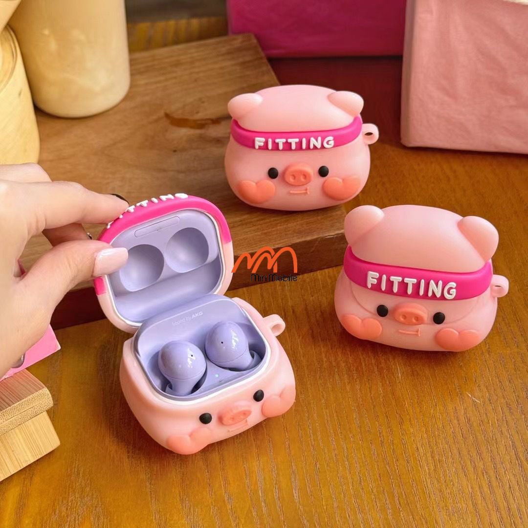 Case - Ốp hình con Heo Samsung Buds 2 / pro/ 2pro/ FE – Min Mobile