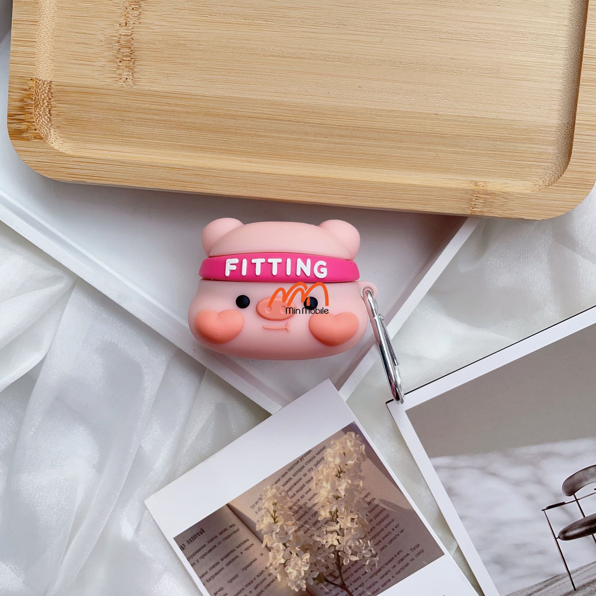 Case - Ốp hình con Heo Samsung Buds 2 / pro/ 2pro/ FE – Min Mobile