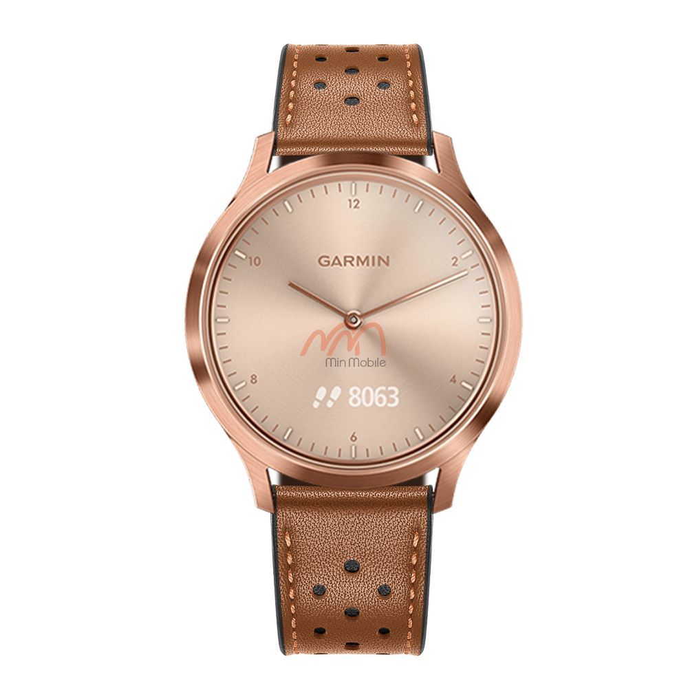 Dây da bấm lỗ đồng hồ Vivomove HR – Min Mobile