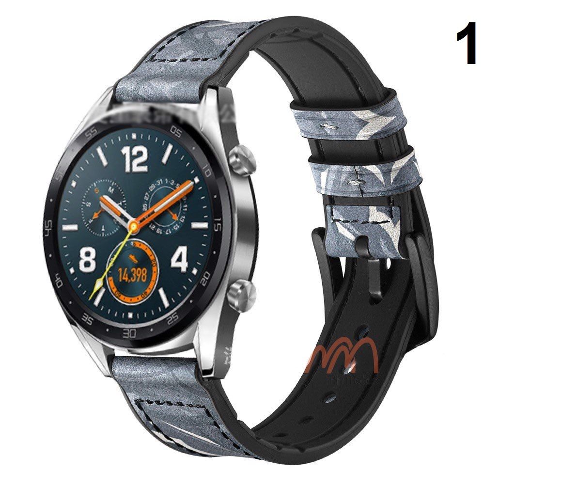 Dây 2 lớp da và cao su Huawei GT - Huawei Magic – Min Mobile