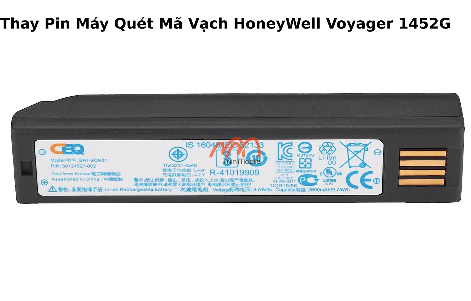 Thay Pin Máy Quét Mã Vạch HoneyWell Voyager 1452G – Min Mobile
