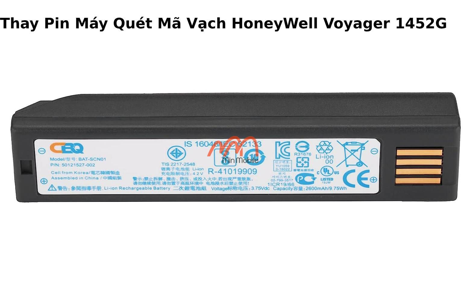 Thay Pin Máy Quét Mã Vạch HoneyWell Voyager 1452G – Min Mobile
