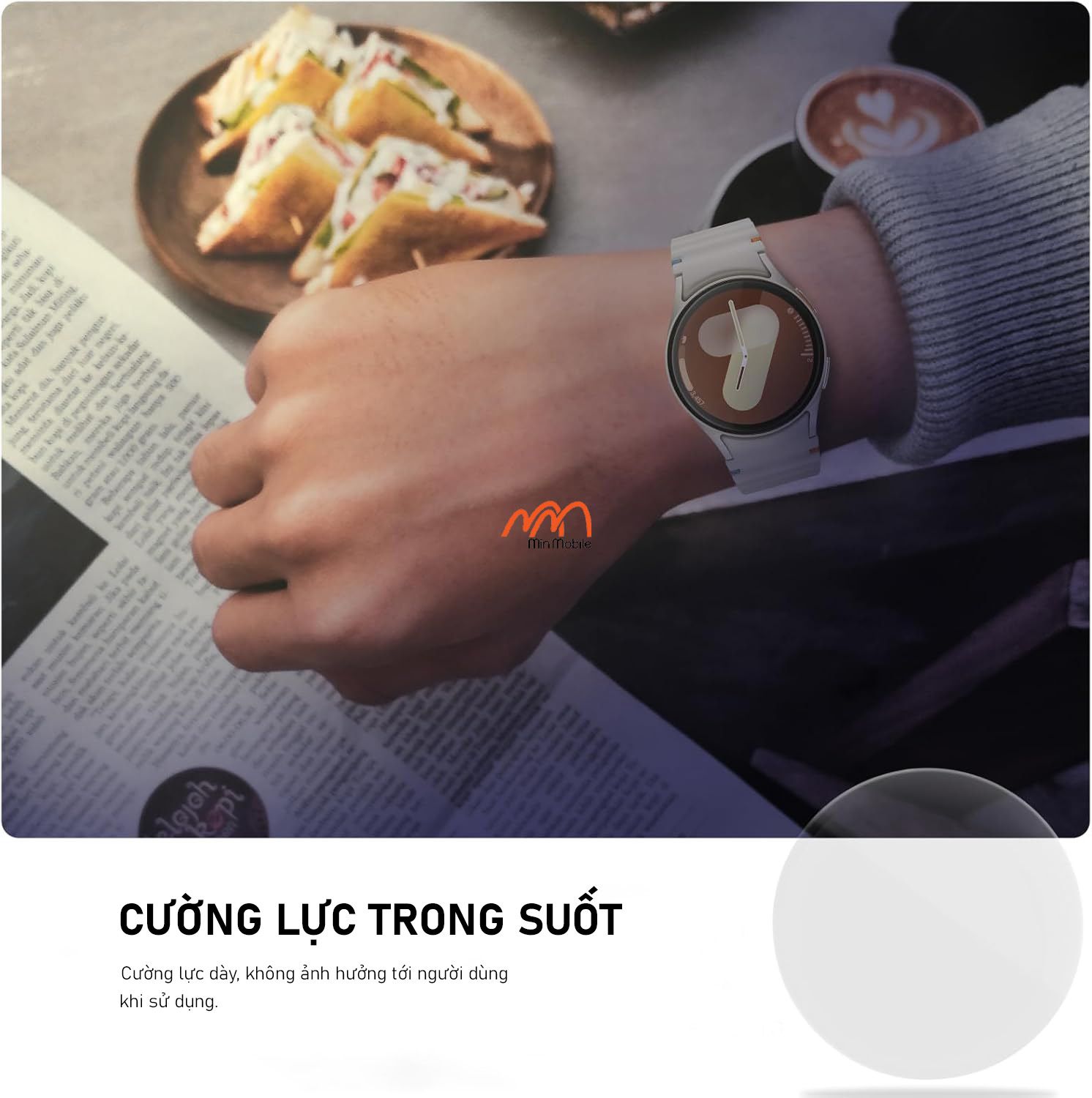 Kính Cường Lực Samsung Galaxy Watch 7 – Min Mobile