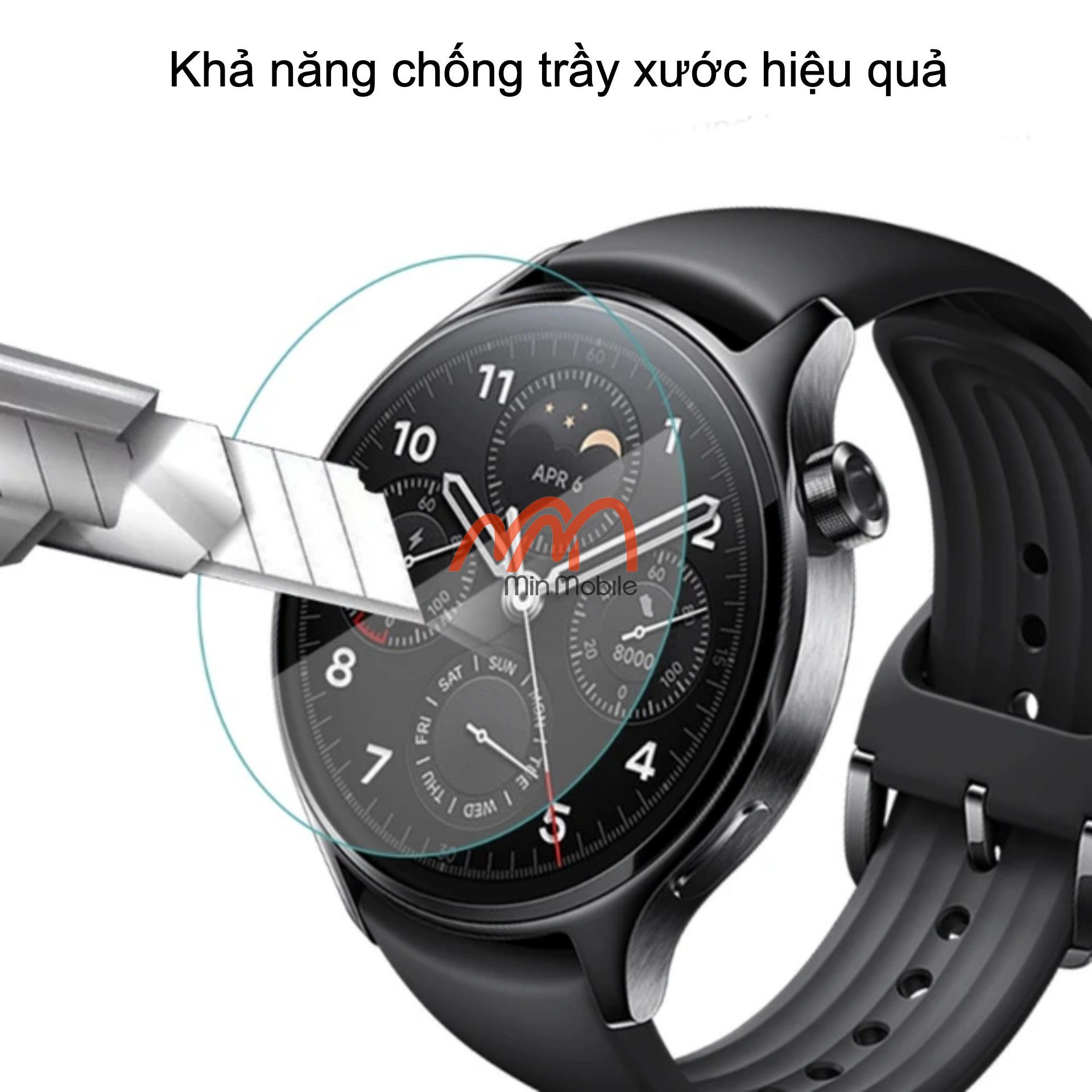 Kính Cường Lực Xiaomi Watch S1 Pro – Min Mobile
