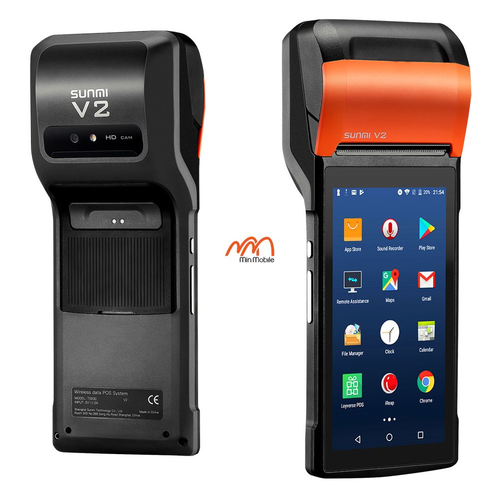Màn Hình Máy Pos / Bán Hàng Cầm Tay Sunmi V2 – Min Mobile