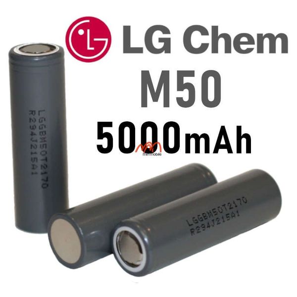 Cell pin lithium-ion LG - INR21700M50T 5000MAH – Min Mobile