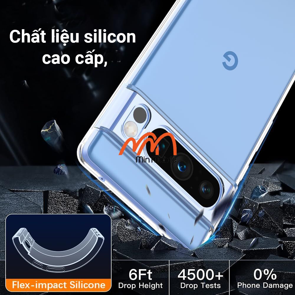 Ốp Lưng Trong Siêu Mỏng Google Pixel 8 / 8 Pro – Min Mobile