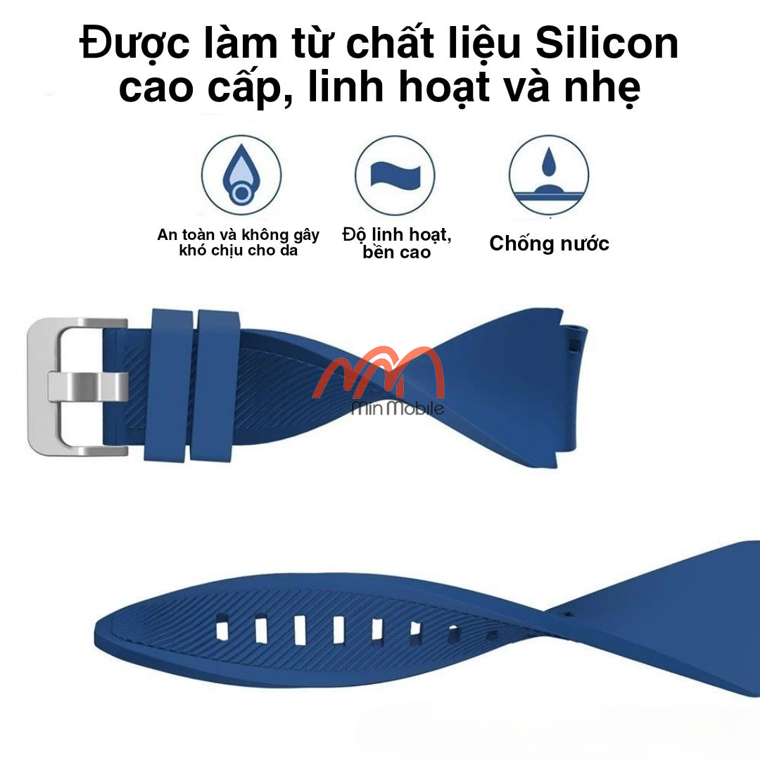 Dây Đeo Cao Su Gân Xéo Xiaomi Watch CS04 – Min Mobile